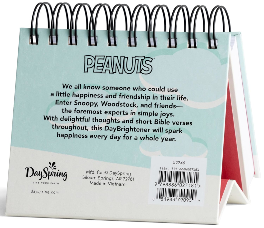 Peanuts Happiness Is | DayBrighteners Perpetual Calendar – The Ink Room ...