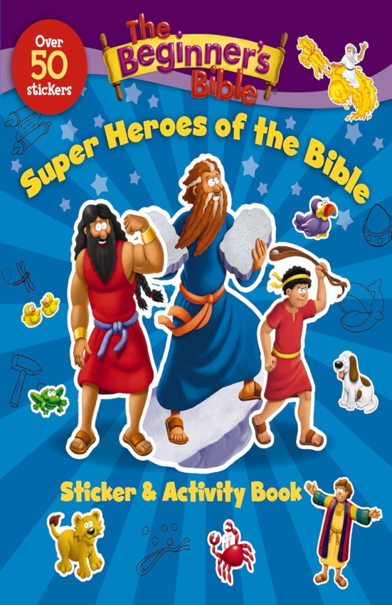 The Beginner's Bible Super Heroes of the Bible Sticker and Activity Bo ...