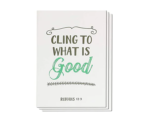 Cling To What Is Good | Verse Card – The Ink Room (Bookstore)